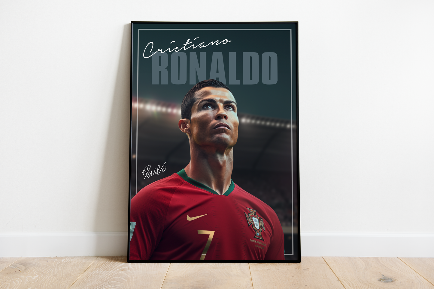 Cristiano Ronaldo poster | Portrait – Inkwell Poster Company