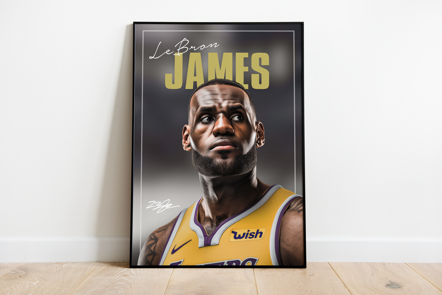 LeBron James poster | portrait – Inkwell Poster Company