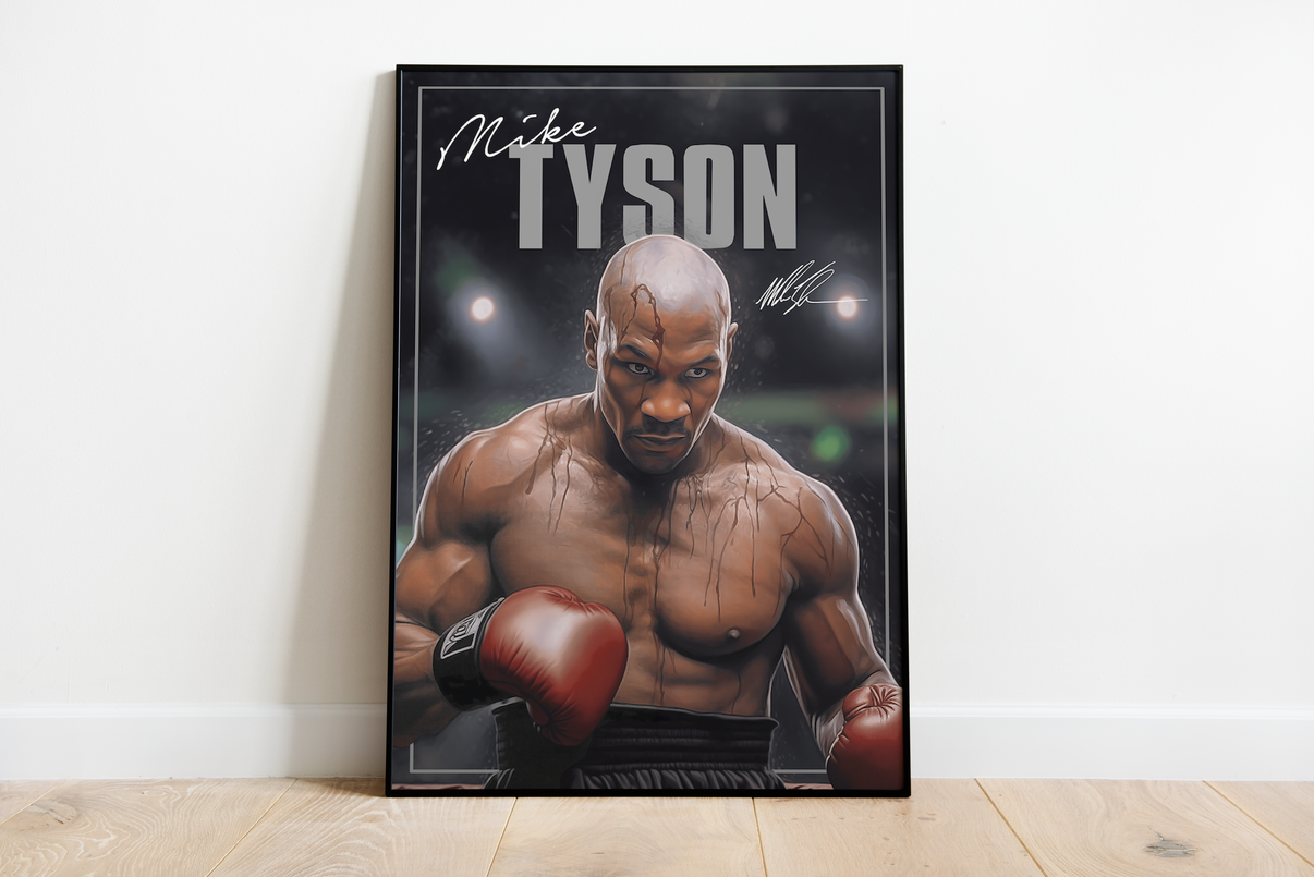 Mike Tyson poster | Portrait – Inkwell Poster Company
