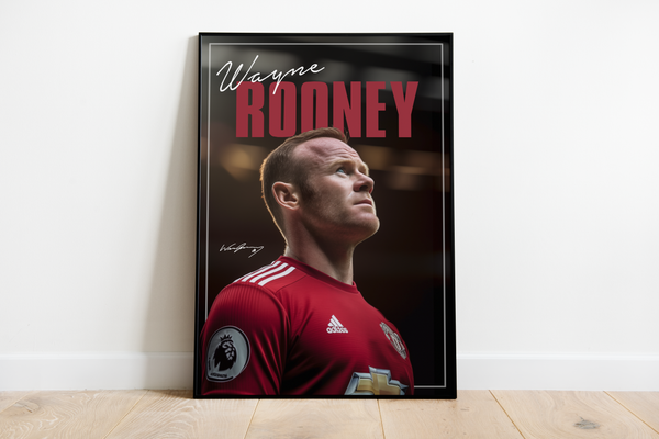 Wayne Rooney poster | Portrait – Inkwell Poster Company