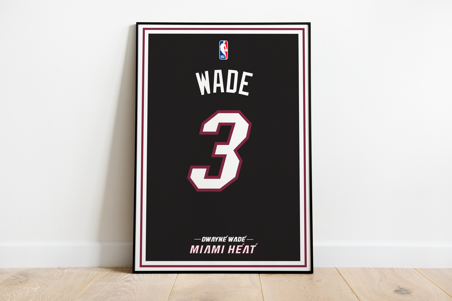 Dwayne Wade poster | Miami Heat – Inkwell Poster Company